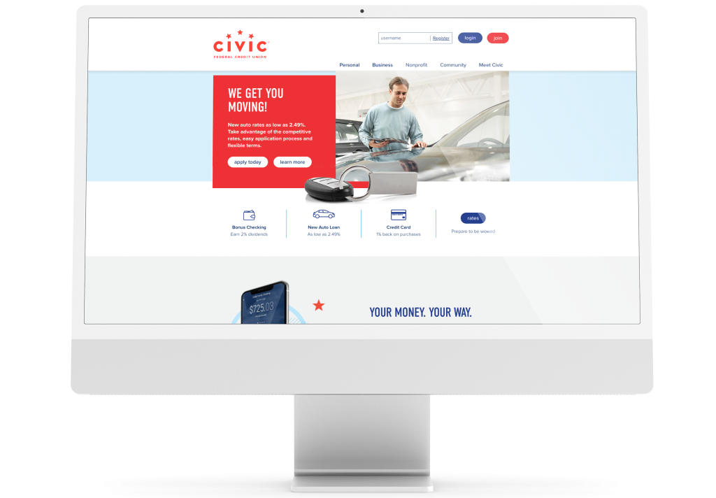 Providing Drupal Developers for Civic Federal Credit Union website